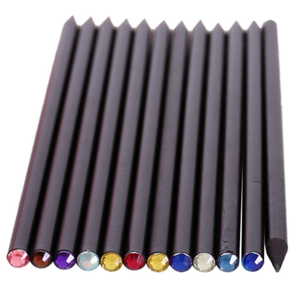 Black Pencil With Diamond - DurzerdPencil